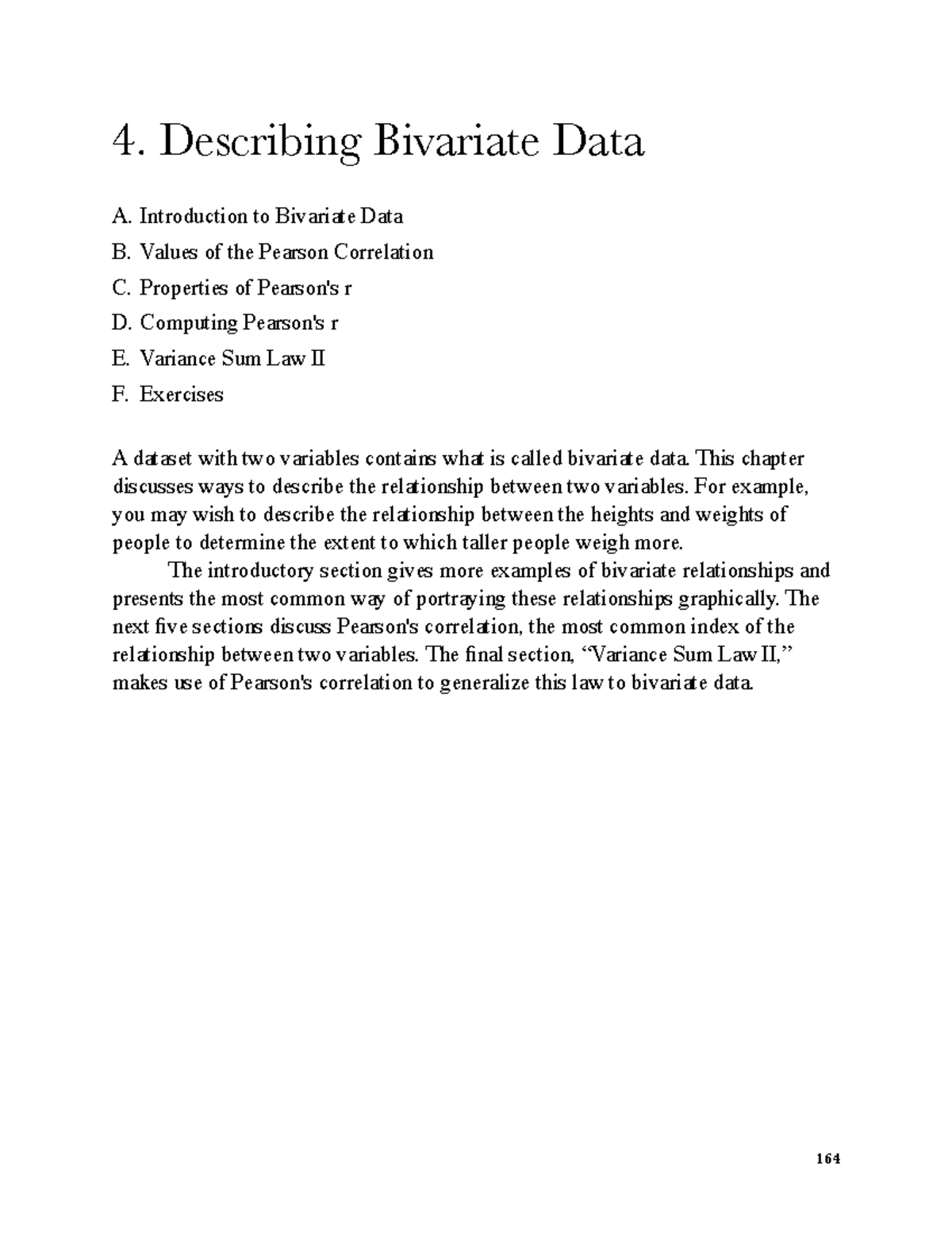 Chapter 8 Bivariate Data Analysis – TGHX