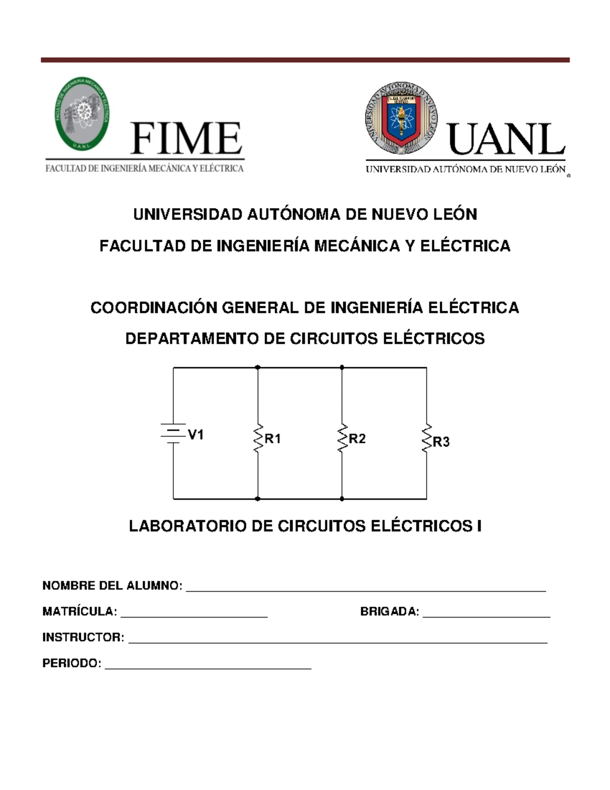 quetimmmmmmmmmmmportavv - Circuitos Eléctricos - Universidad Autónoma de Nuevo León Facultad de ...