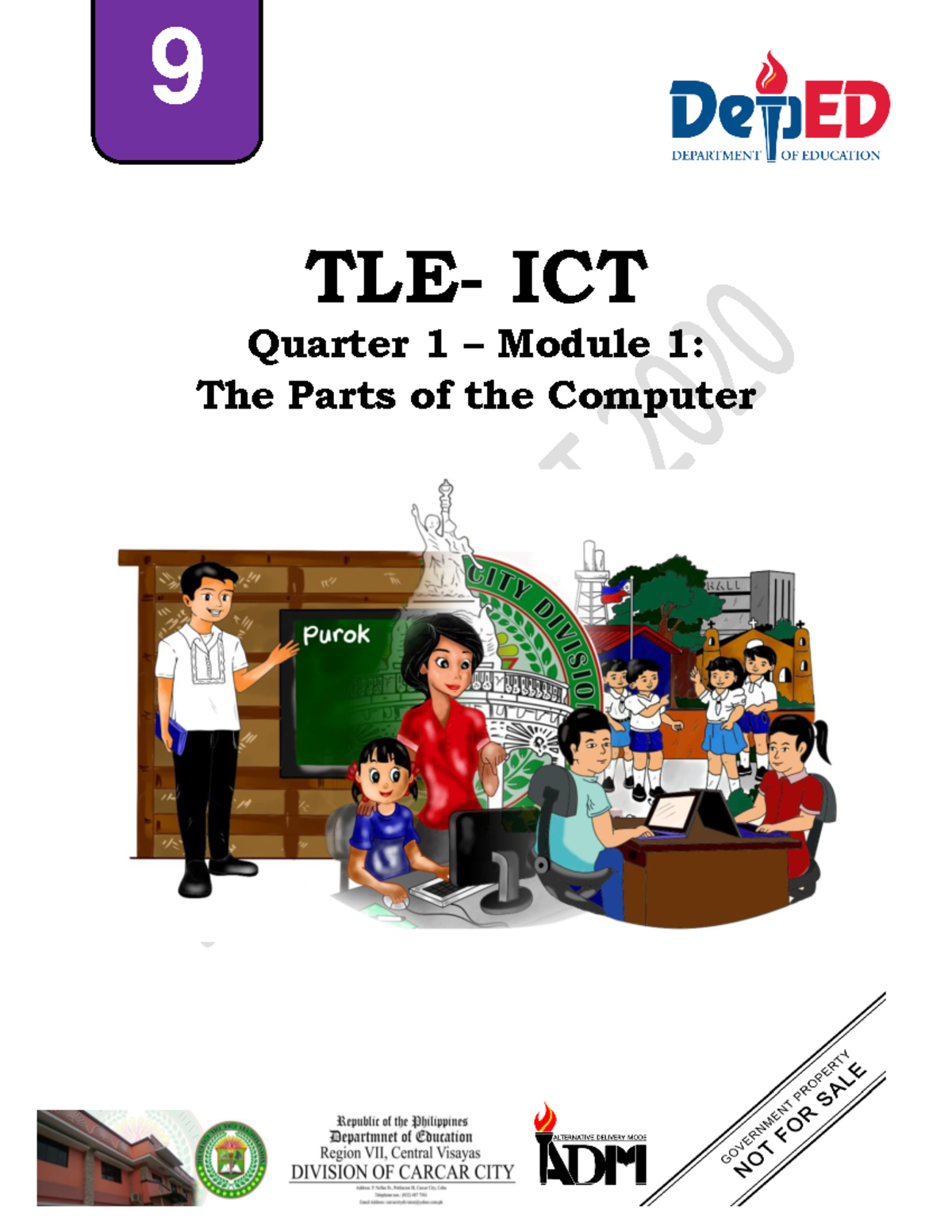TLE-9 ICT Quarter 1 Module 1: Understanding Computer Parts - Studocu