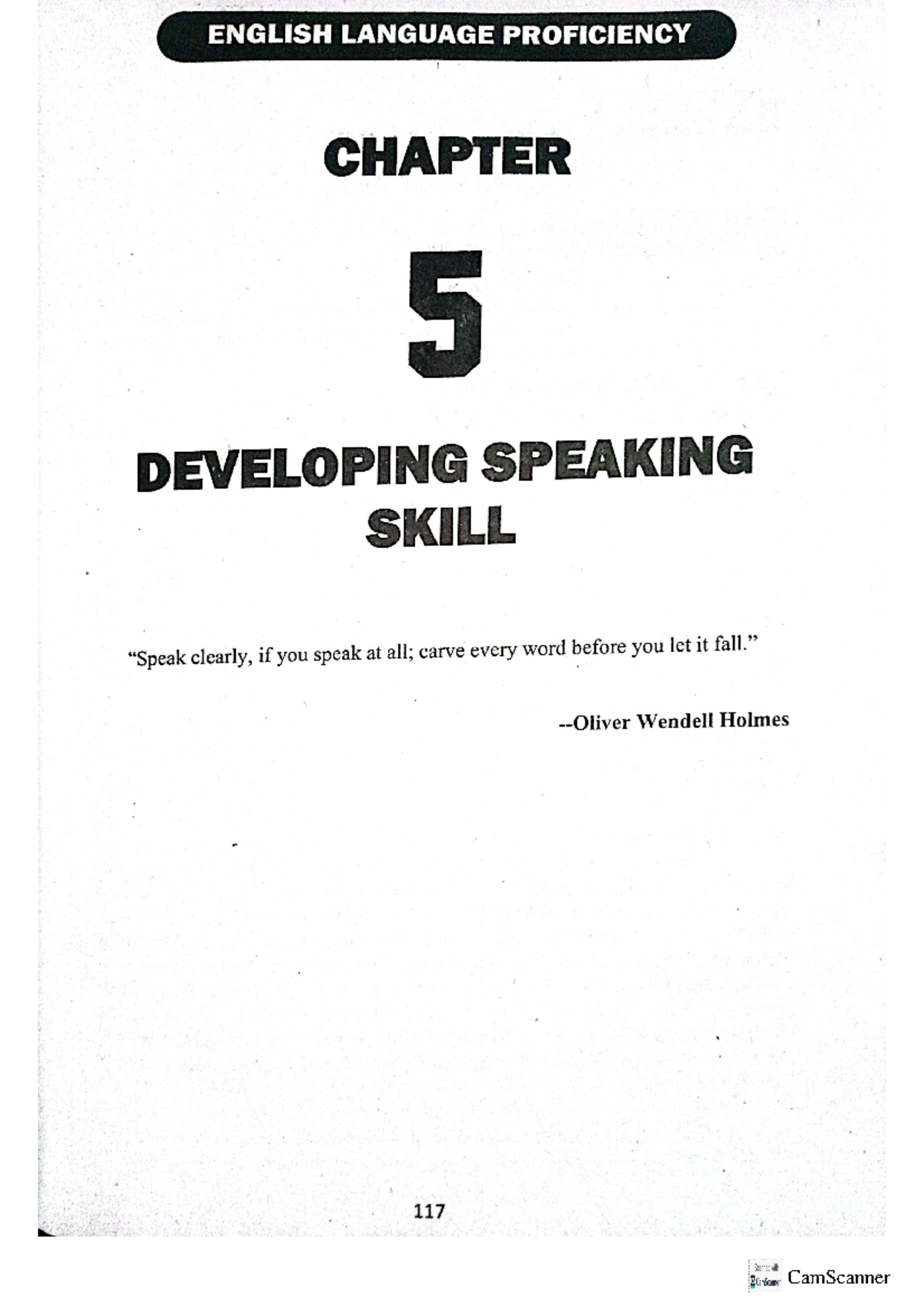 ELP - Chapter 5 - Developing Speaking Skills and Effective ...