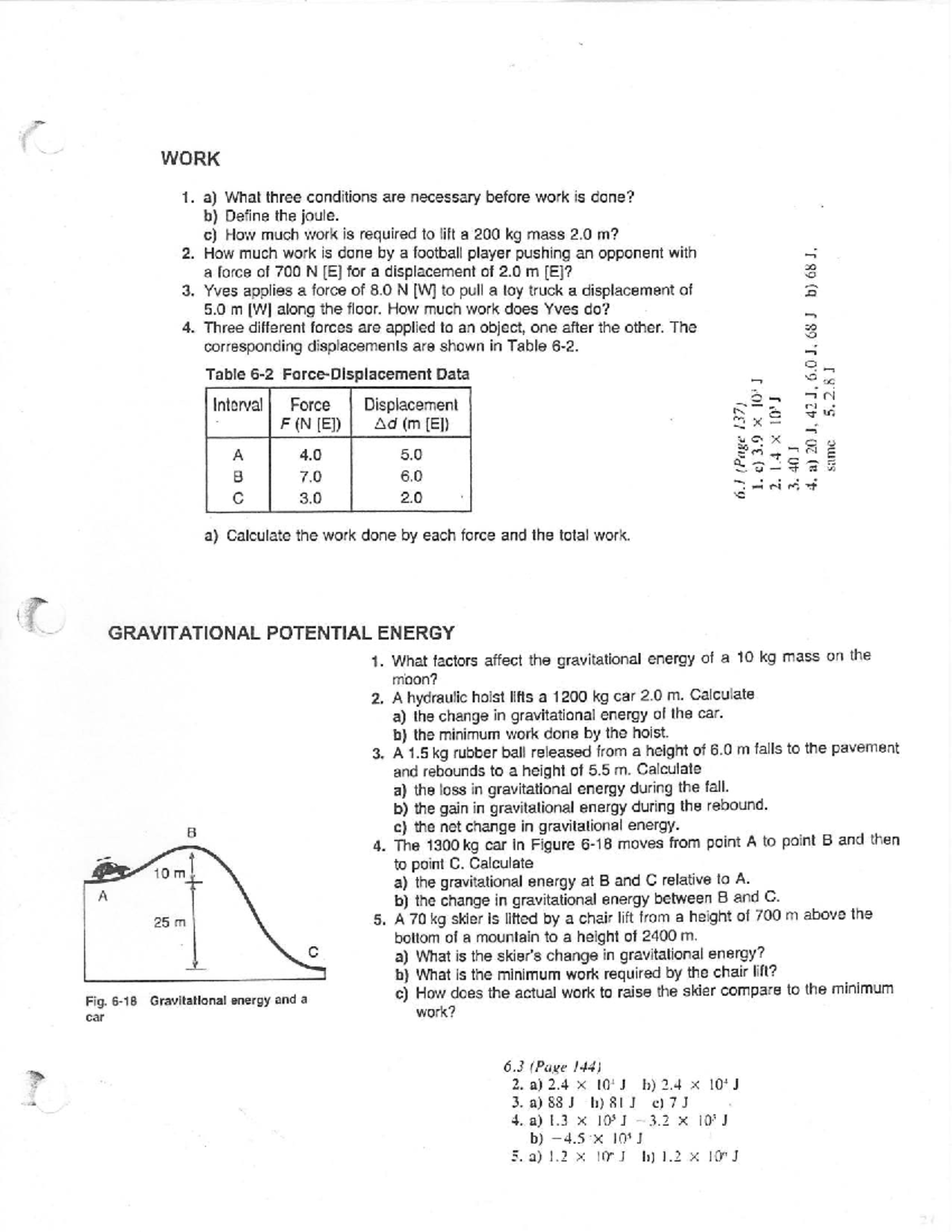 Energy Handouts - Practice Problems and Solutions - Studocu
