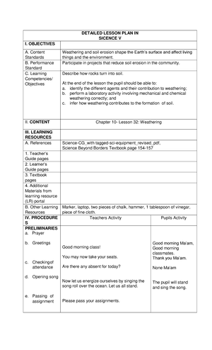 Weathering and Erosion Lesson Plan GG - SUMMARY Students will explore ...