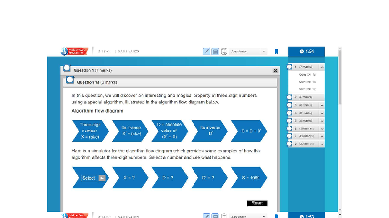 Middle Years Programme DF MATHEMATICS Assistance: Exam Questions and ...