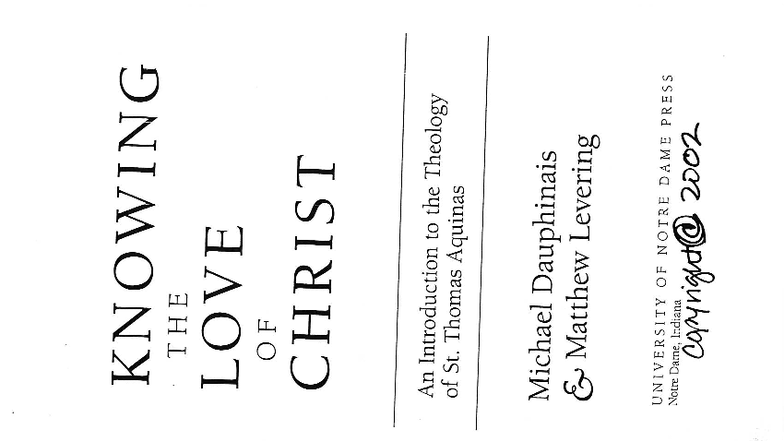 Aquinas Reading: Chapter 3 - Happiness and Virtue in Christian Theology ...