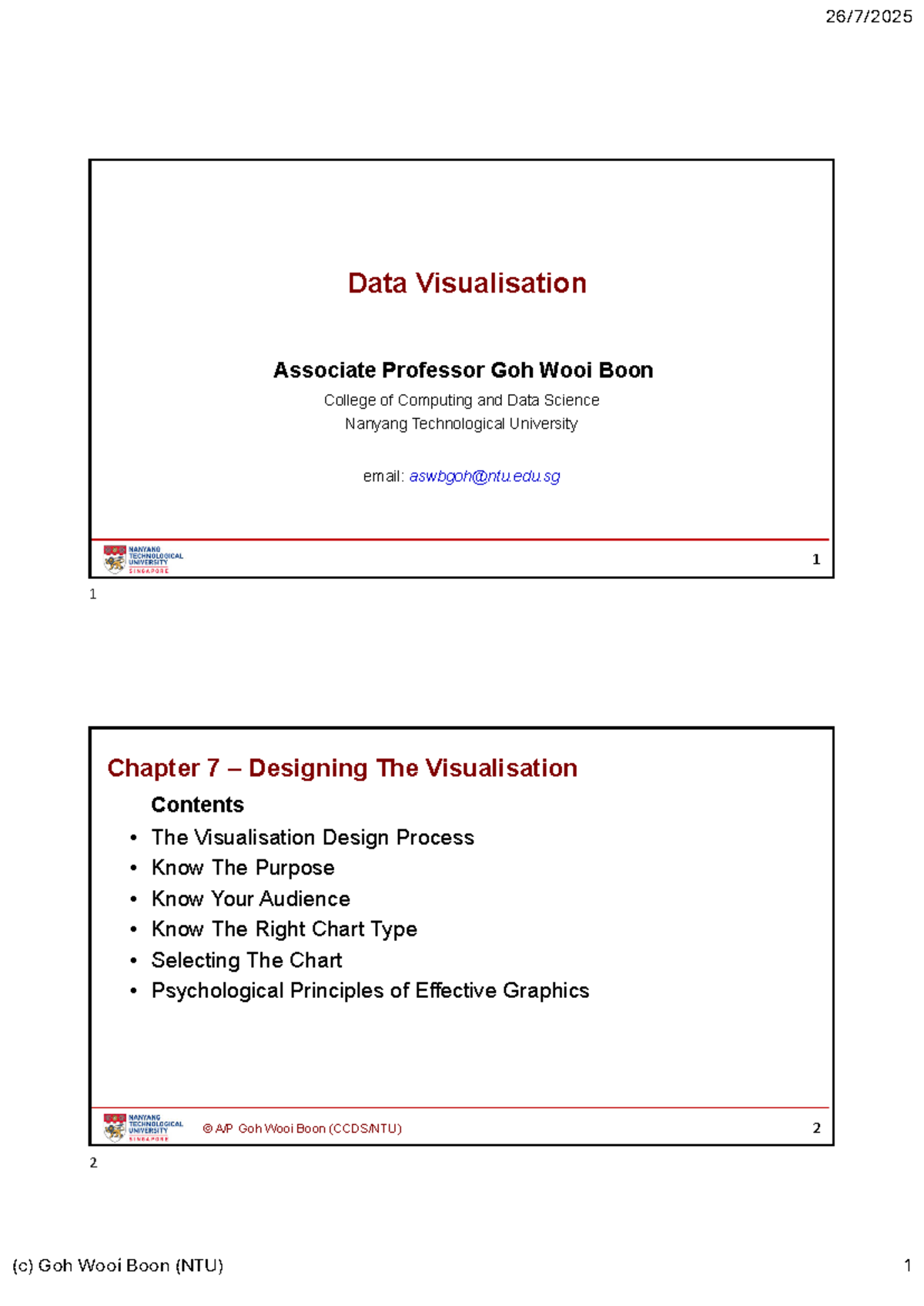 Chapter 7 - Designing Visualisation (CS101) - Key Principles and Techniques - Studocu