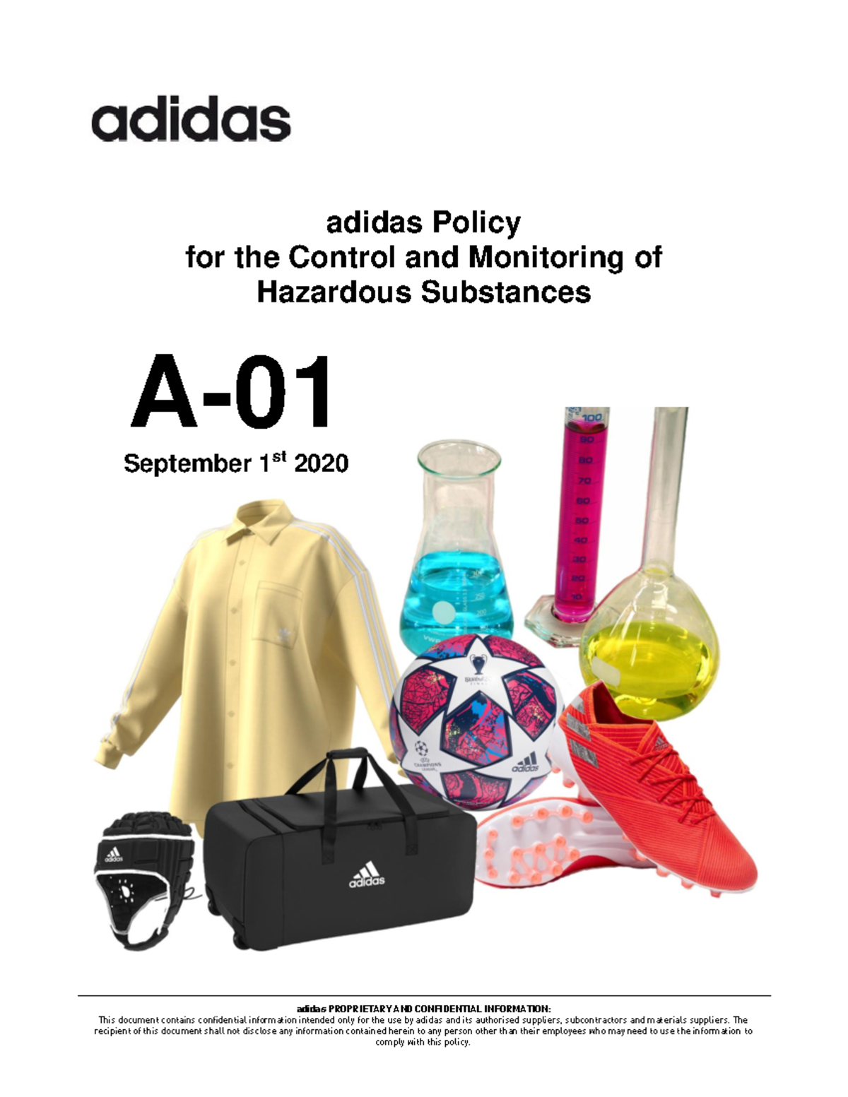2020 adidas Product Safety Policy A-01: Hazardous Substances Control ...