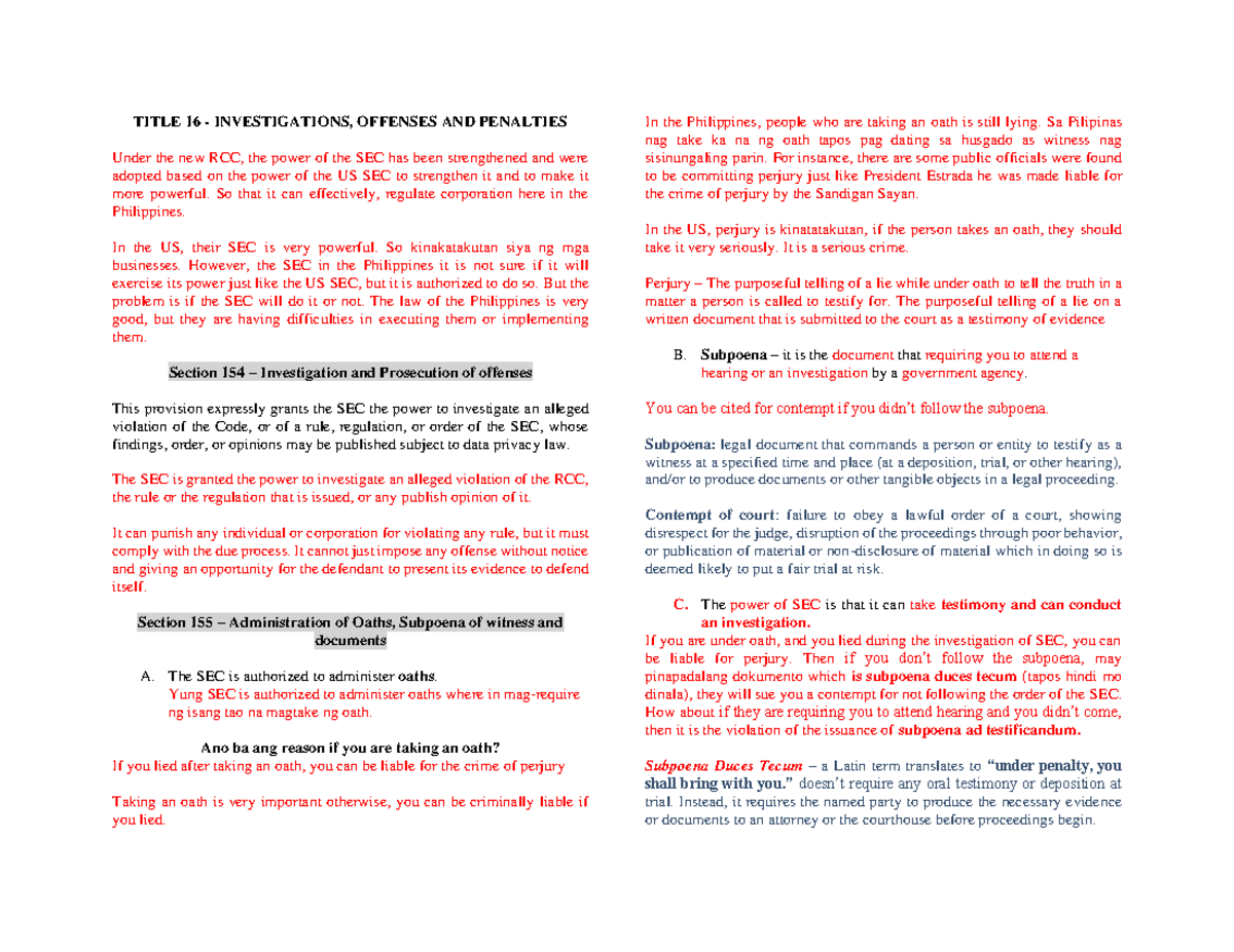 Group-4 - I have sent the - TITLE 16 - INVESTIGATIONS, OFFENSES AND ...