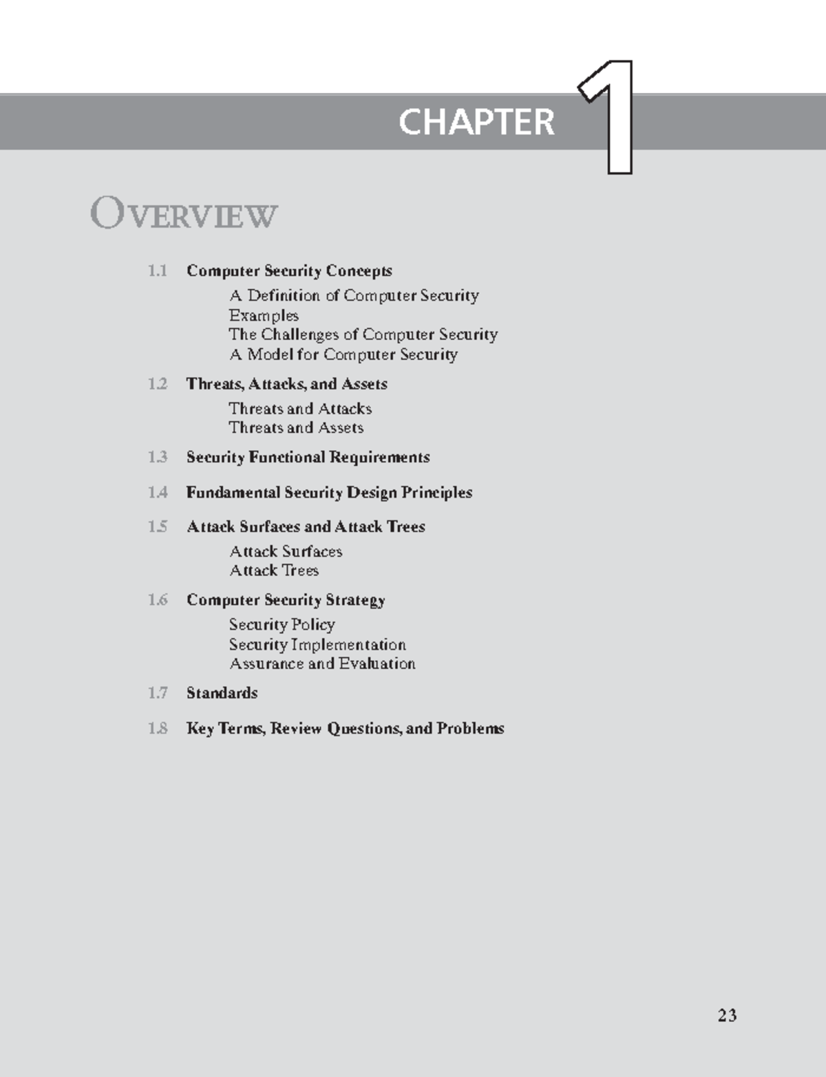 Chap1 - Computer Security Concepts Overview and Key Terms - Studocu