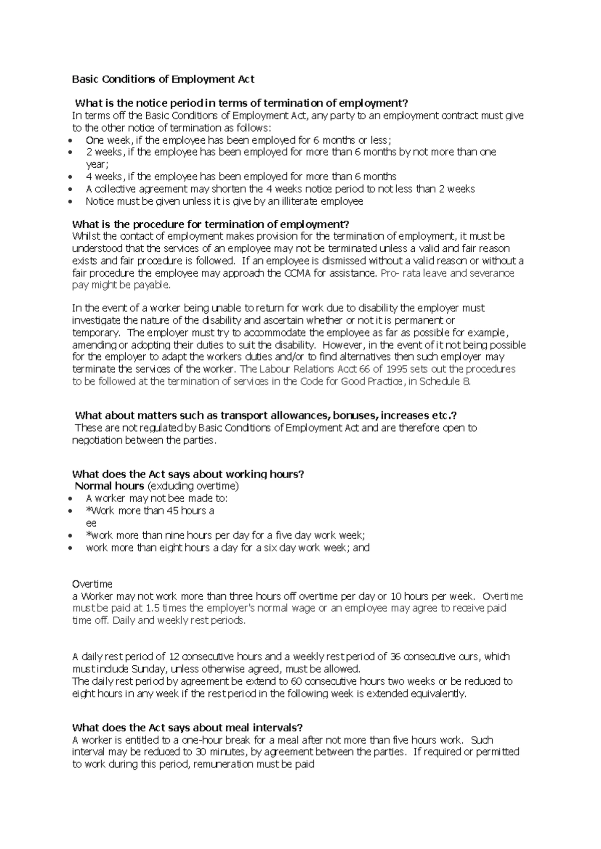 Labour Law Week 5: Collective Agreements & Workplace Forums (LWLBA1-B22 ...