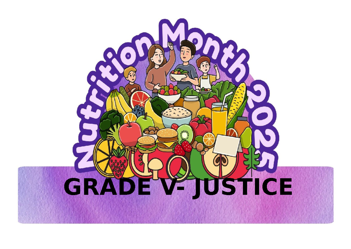 Nutrition headress - head dress - Science - / 000 2025 GRADE V- JUSTICE ...
