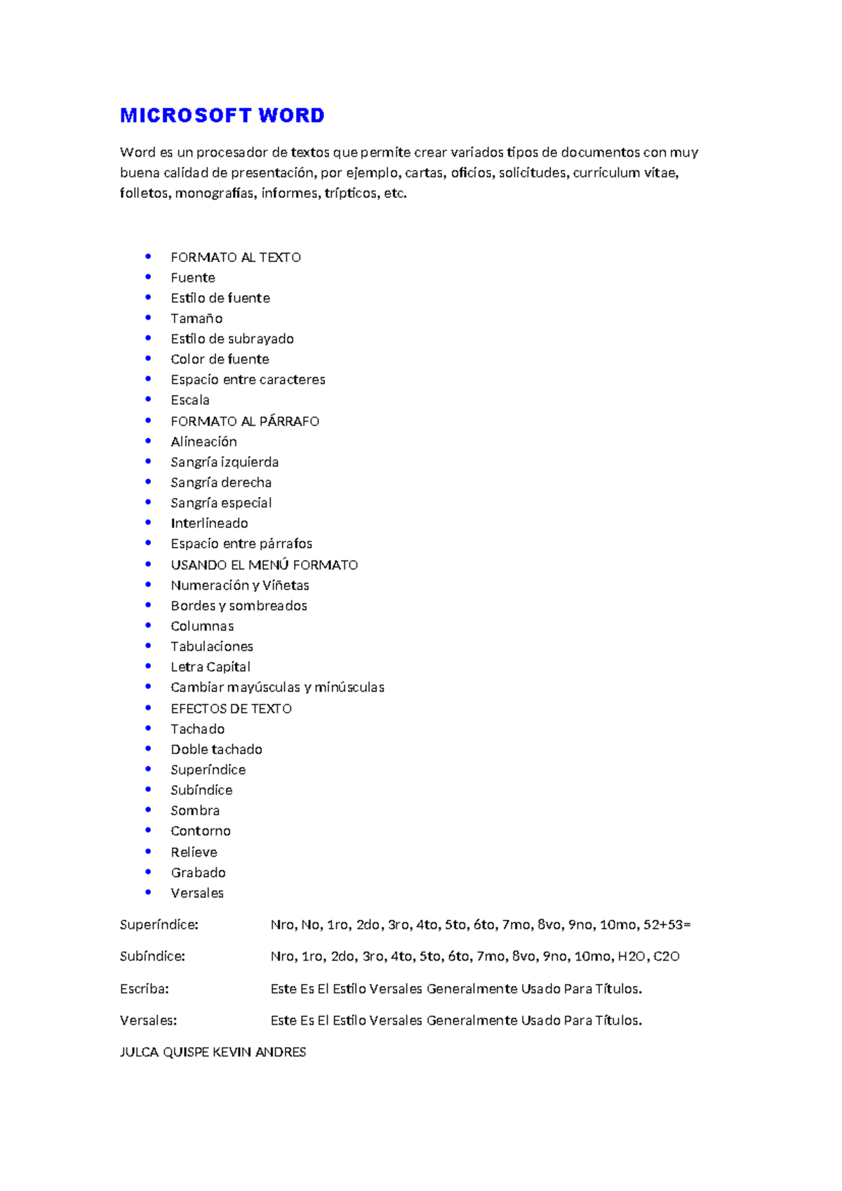 Práctica DE WORD 1 - Resumen Resumen temario Universidad - MICROSOFT ...
