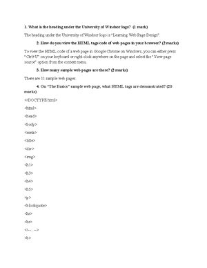 COMP-2067 - 2067 - SCHOOL OF COMPUTER SCIENCE COMP- 2067 - 95 Programming for Beginners Fall ...