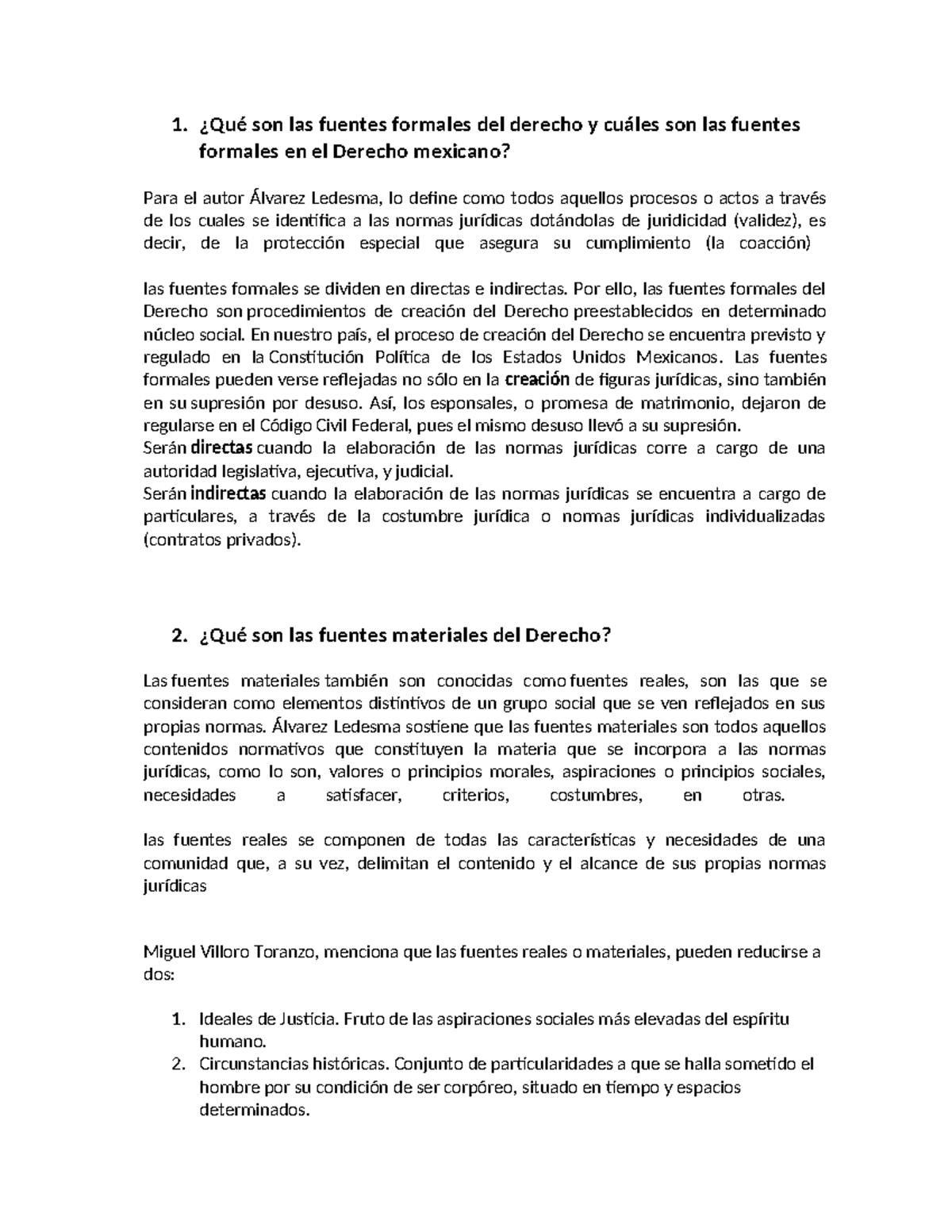 Fuentes Formales y Materiales del Derecho Mexicano: Análisis y ...
