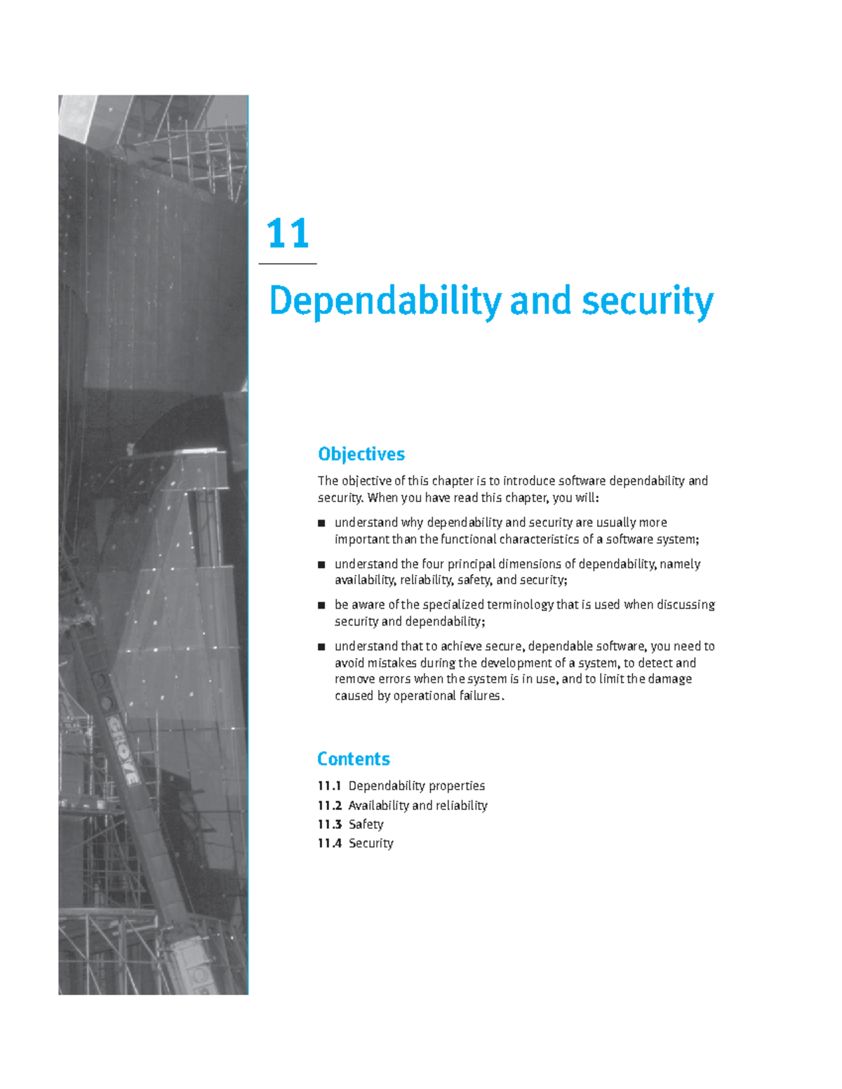 Chapter 11 Dependability and security - Module 2.5: Software engineering theorie - Studeersnel