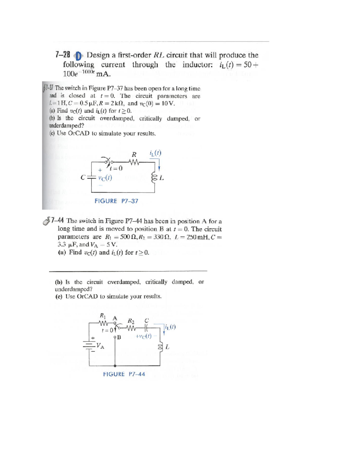 HW6 Solution - RLC Circuit Analysis and Simulation - Studocu
