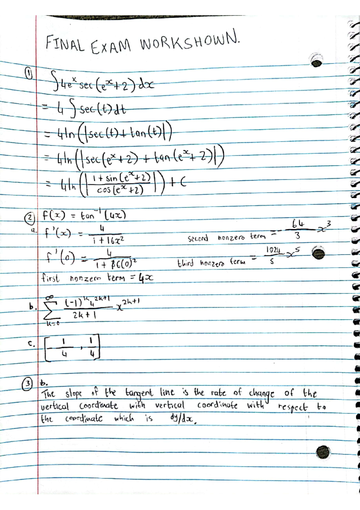 Final Exam Study Guide for Calculus II (Calc 2) - Studocu
