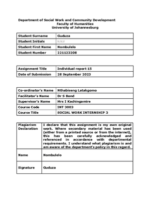 [Solved] Examples of social work interventions at macro level in ...
