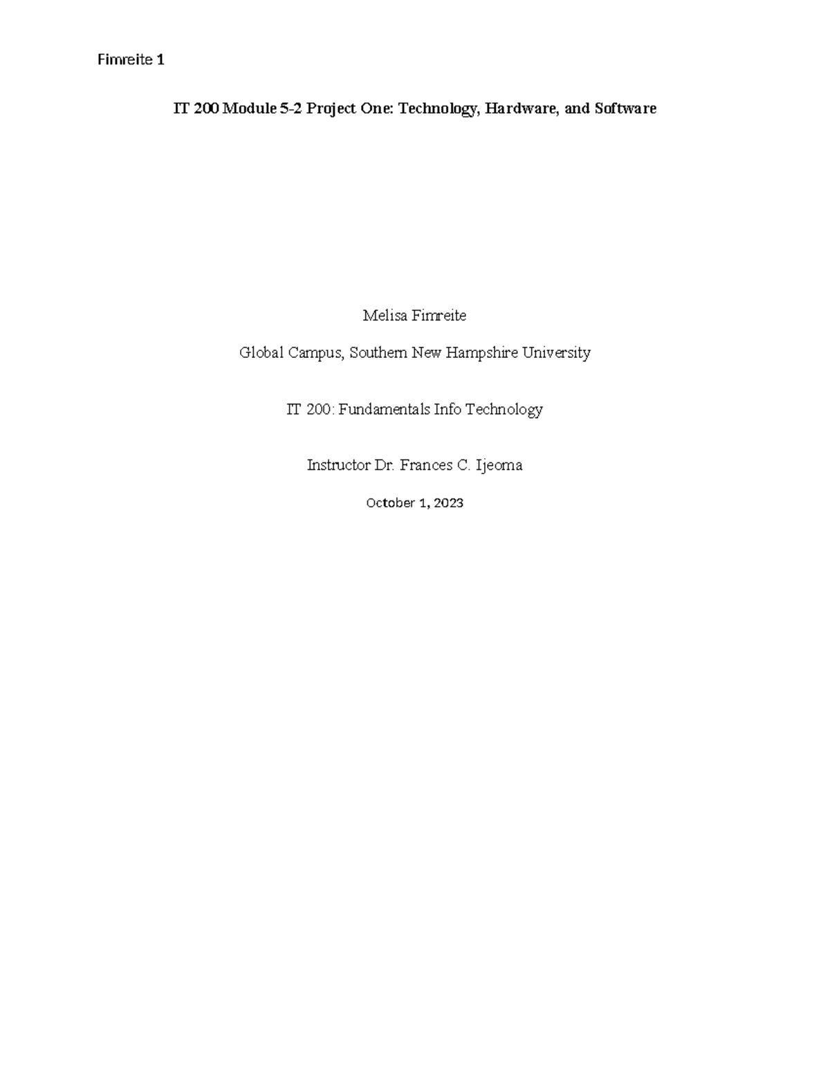 IT 200 Module 5-2 Project: Tech Strategies for Office Expansion - Studocu