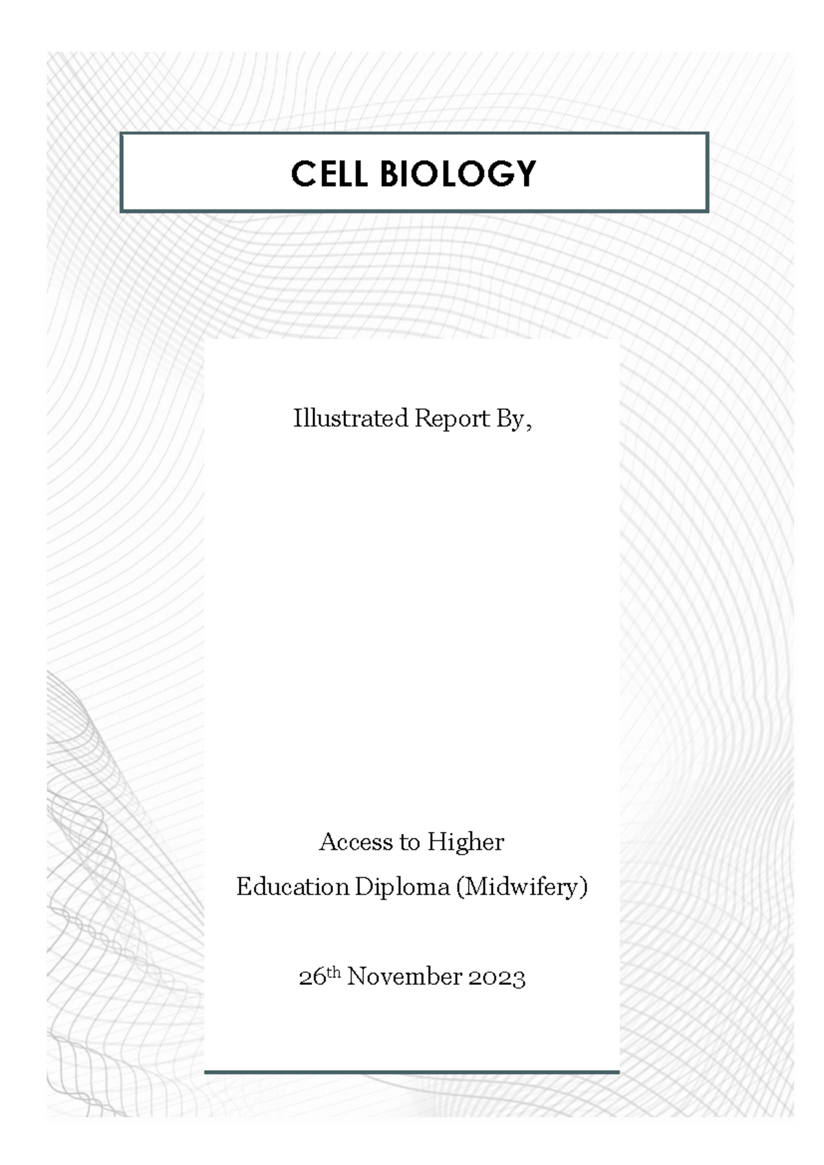 Updated Course - Unit 5: Exploring Cell Structure & Function - Studocu