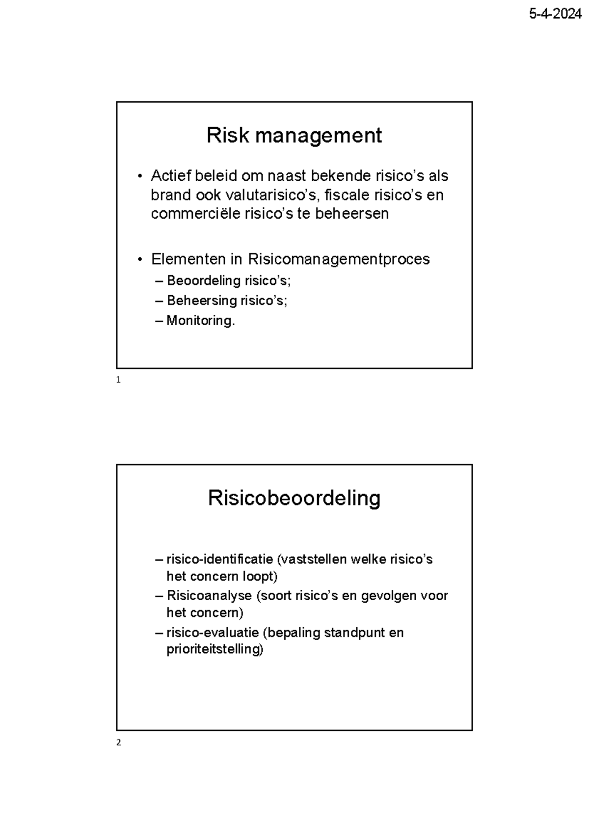 Verzekeringsrecht: Risicomanagement en Schadeverzekering Overzicht ...