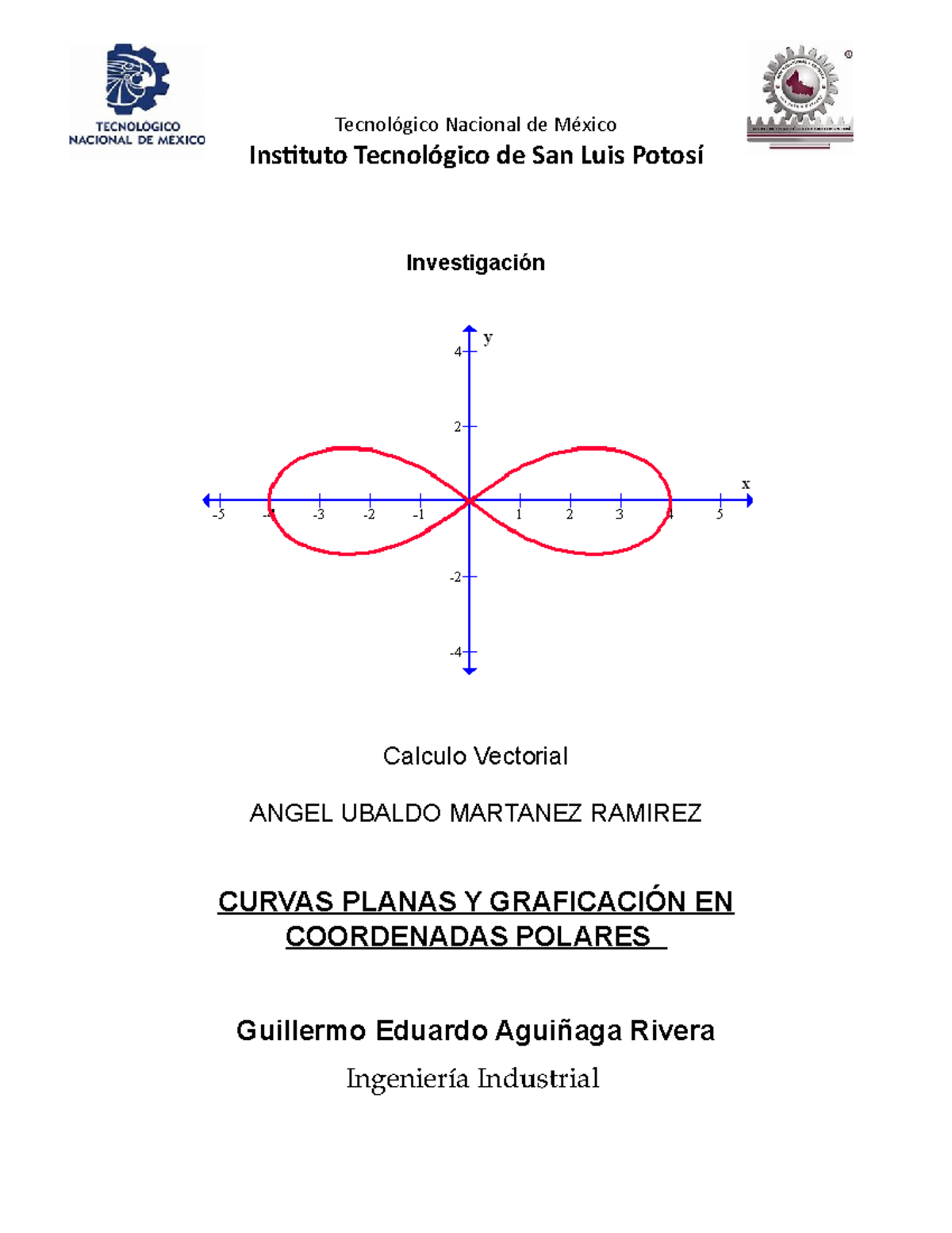 Curvas Planas y Graficación en Coordenadas Polares - Cálculo Vectorial ...