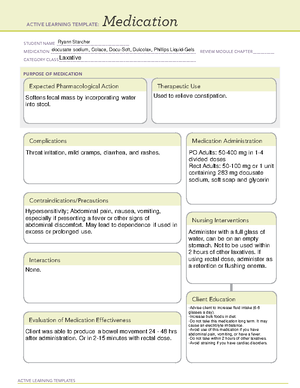 Donepezil - Medication Template for NCLEX based medication - ACTIVE ...