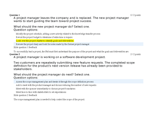 MBA 620 Quiz - MBA 620 Module 5 Quiz - How do you determine the ...