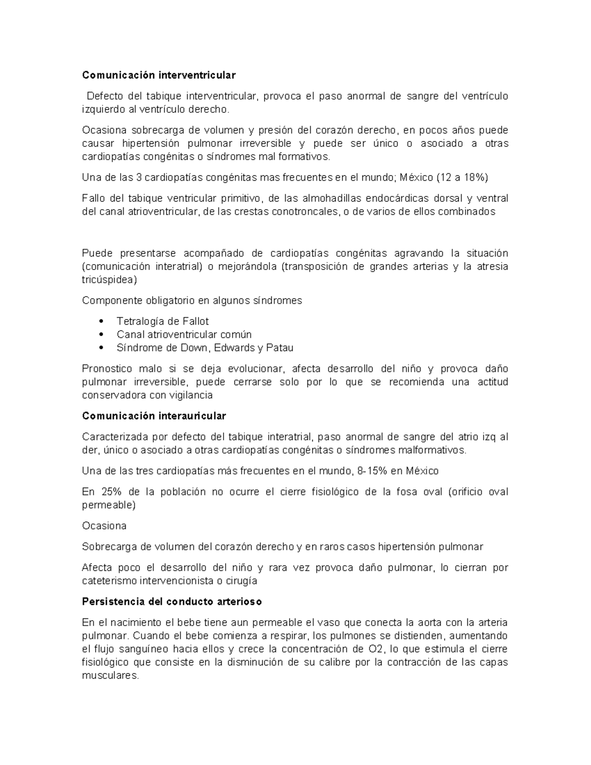 Cardiopatías Congénitas: Defectos del Tabique Interventricular y Más ...