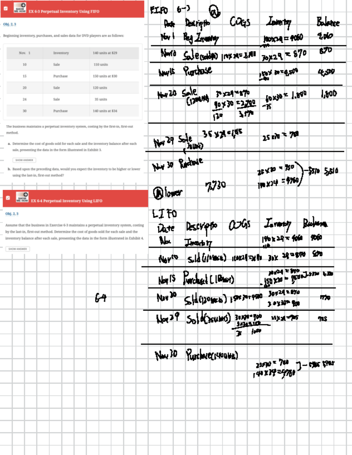 FEI FO 6 - March 10 Assignment on COGS and Inventory Balances - Studocu