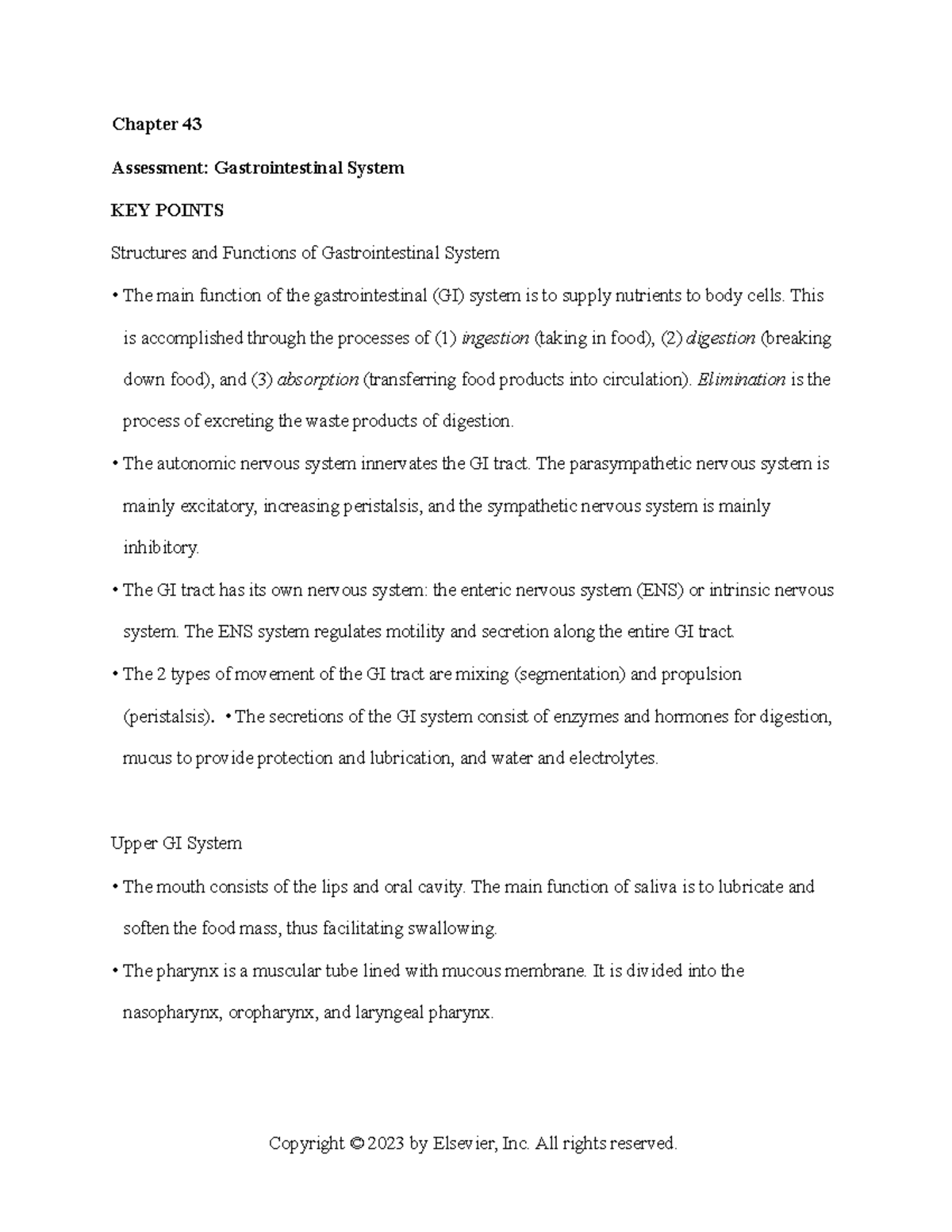 Chapter 43: Upper GI Complications - Chapter 43 Assessment ...