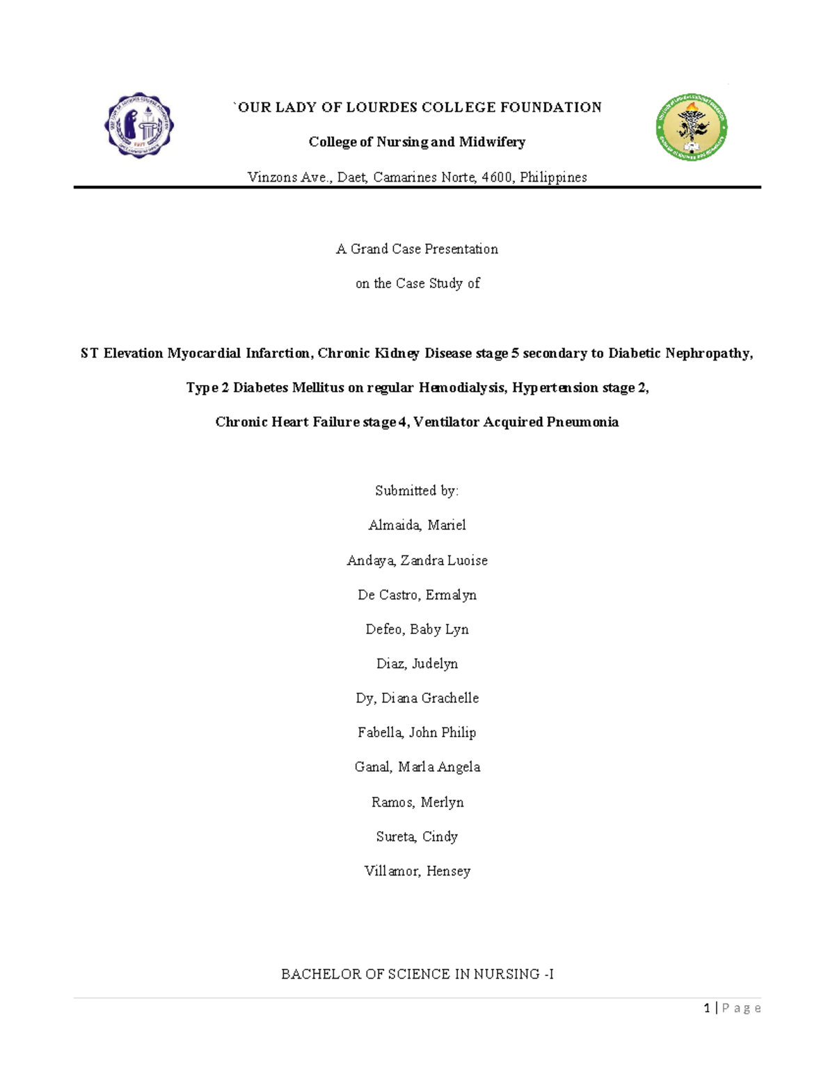 CKD-CASE-5 Presentation: ST-Elevation Myocardial Infarction Analysis ...