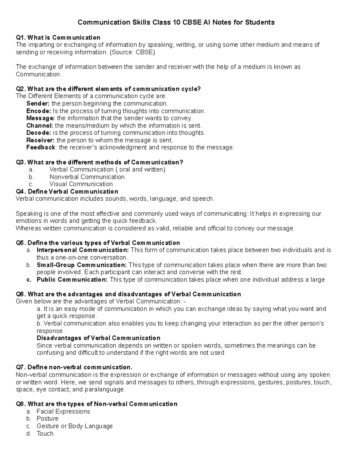 Advanced HTML Notes for Class VIII (1) - Studocu