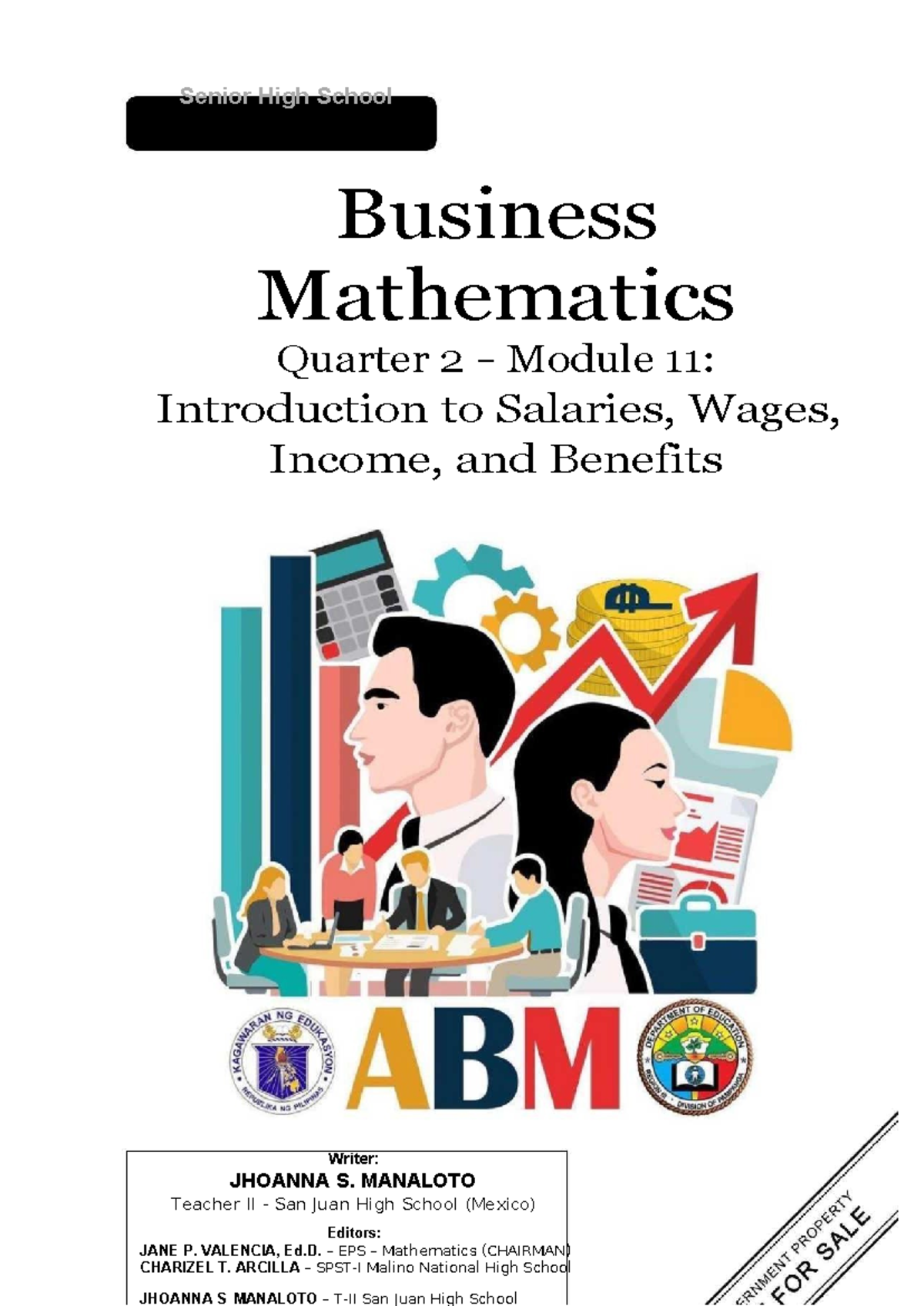 Business Mathematics Q2: Module 11 on Salaries, Wages & Benefits - Studocu