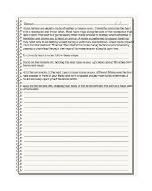 Veterinary Assistant 2: Behavior, Handling, and Restraint Syllabus ...