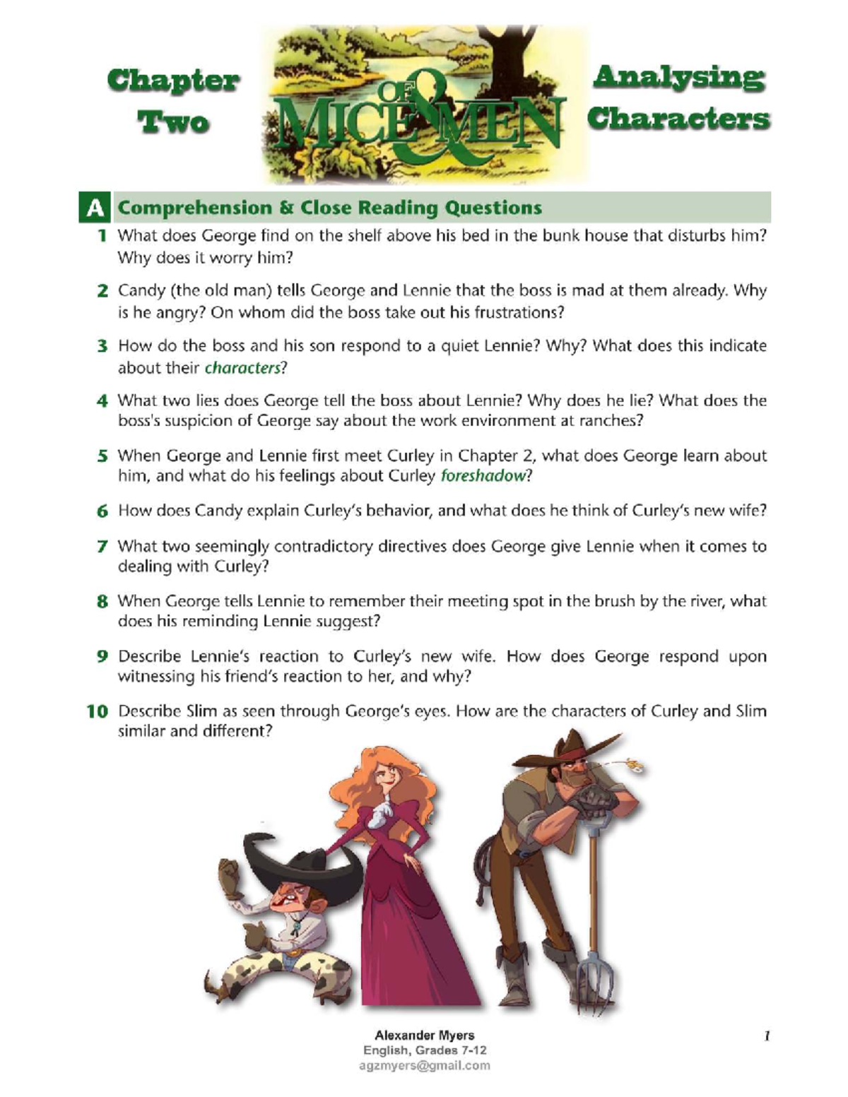 OMAM - Chapter 2 Comprehension & Analysis Questions - Studocu