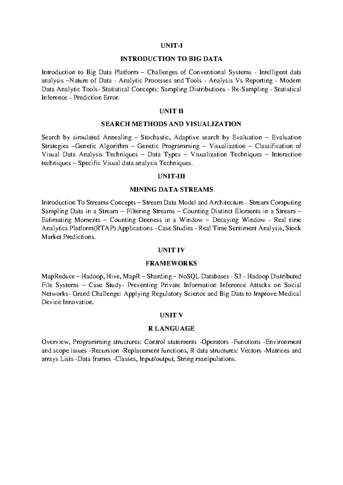 Big Data Analytics: Challenges, Methods, and Applications - Studocu