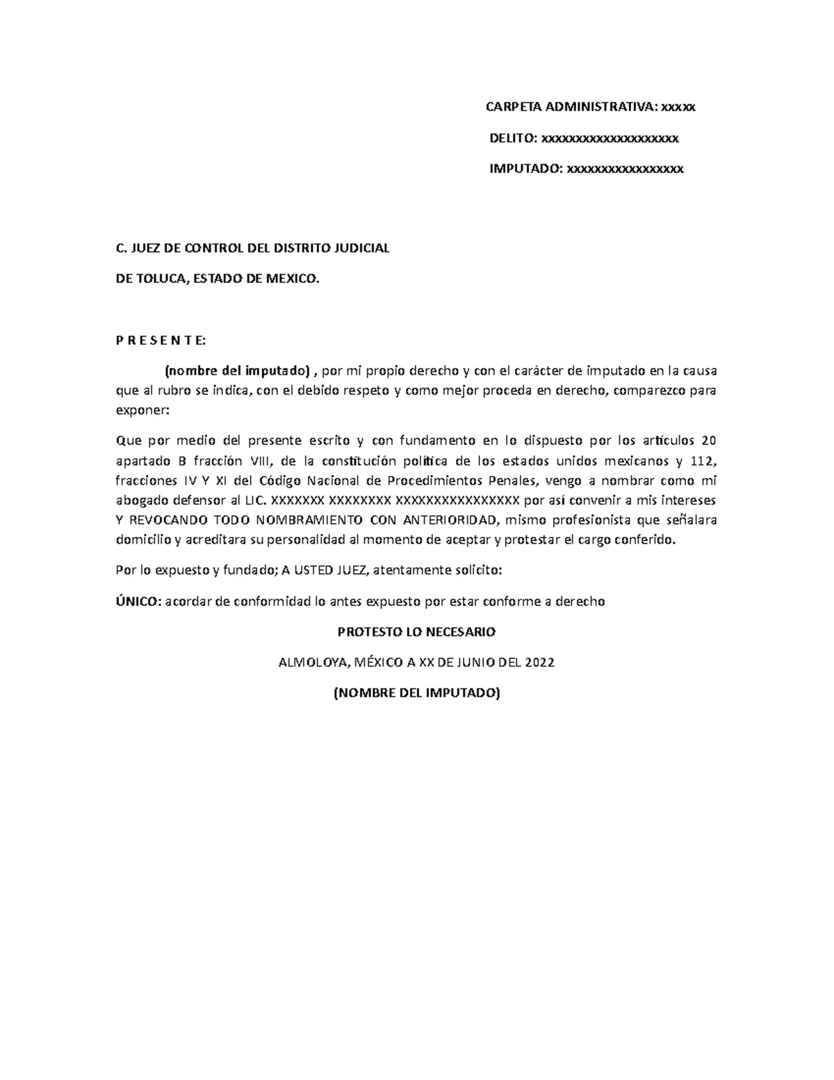 El Juez de Control en el Sistema Penal Acusatorio: Análisis y ...