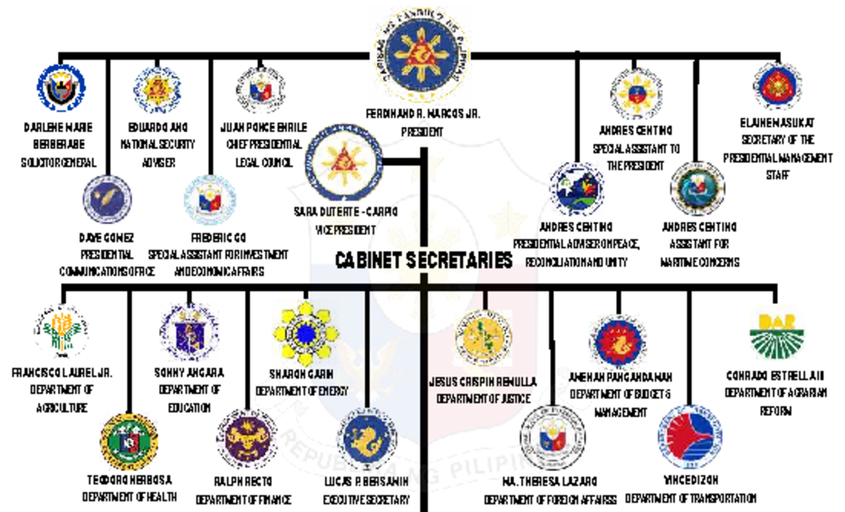 Executive Department Heads Overview: Key Officials and Roles - Studocu