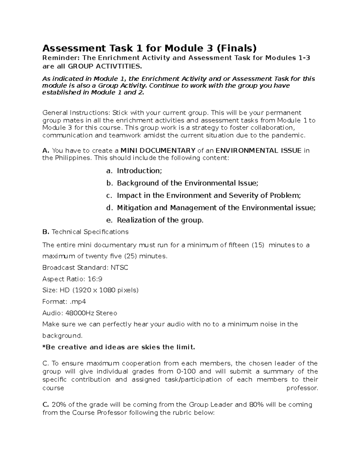 Assessment-Task-1-for-Module-3 - Assessment Task 1 for Module 3 (Finals ...