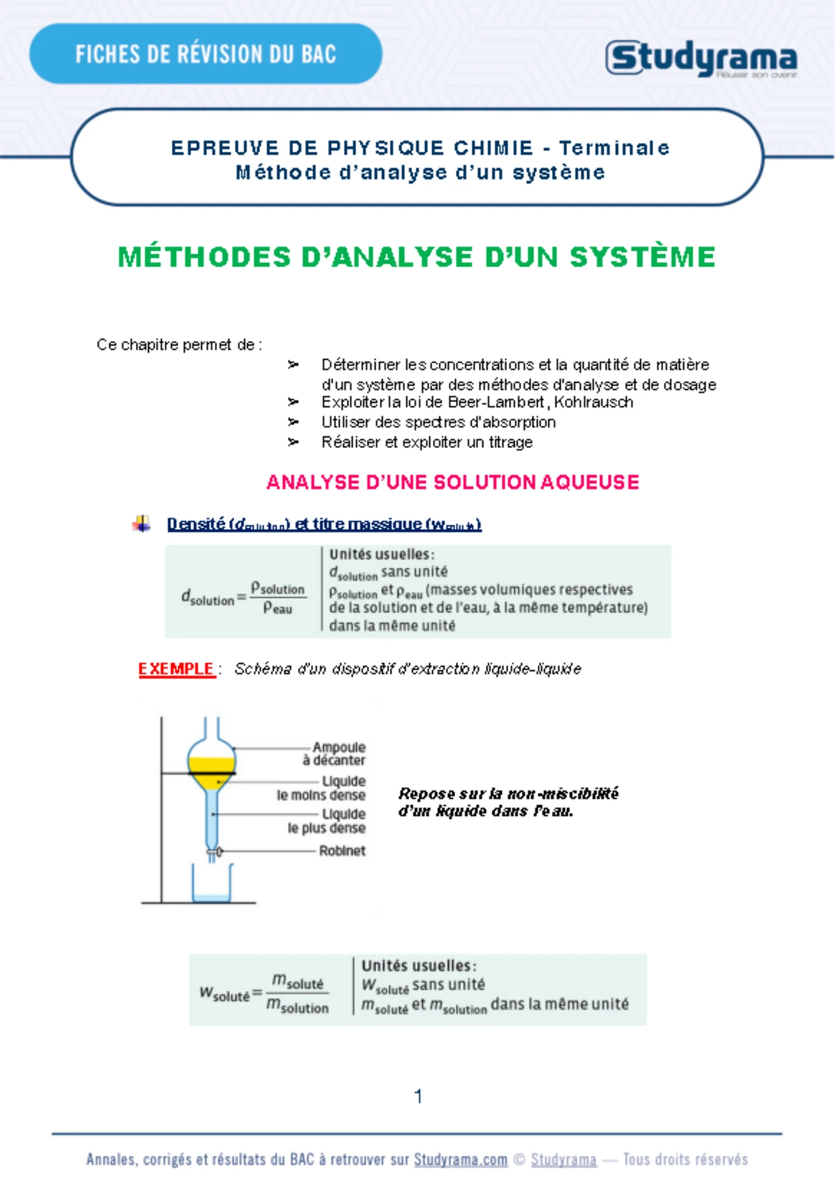 Fiche de cours: Les Incertitudes en Physique-Chimie (Terminale) - Studocu