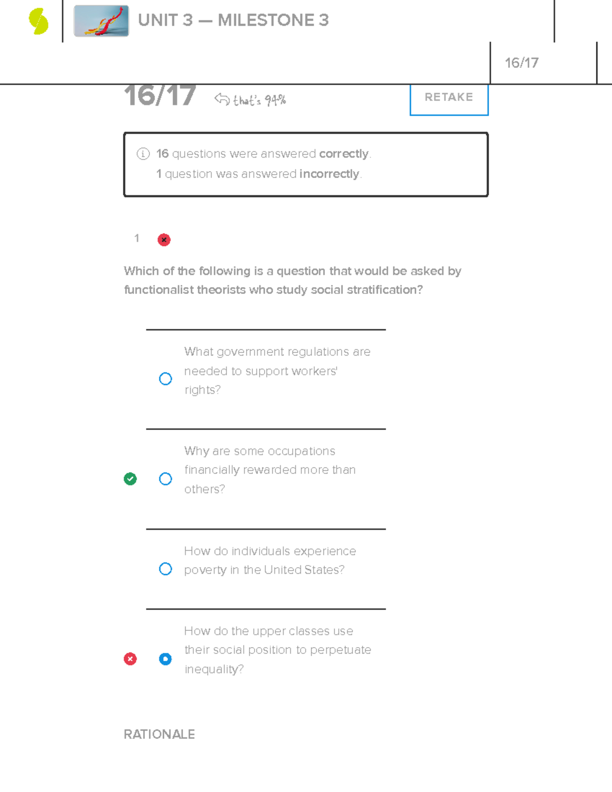 SOPHIA SOCIOLOGY SOC101 Unit 3 Milestone 3 Exam Review Notes - Studocu