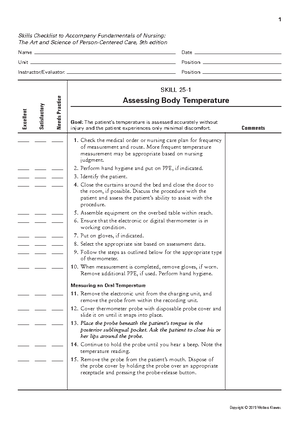 Oral care for dependent patient - 1 Skills Checklist to Accompany ...