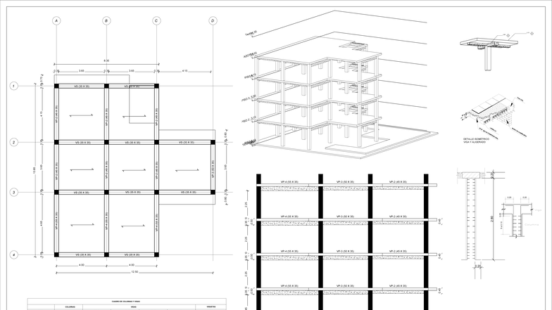 Plano Estructural - Concreto Armado I Final - ES 01 - Studocu