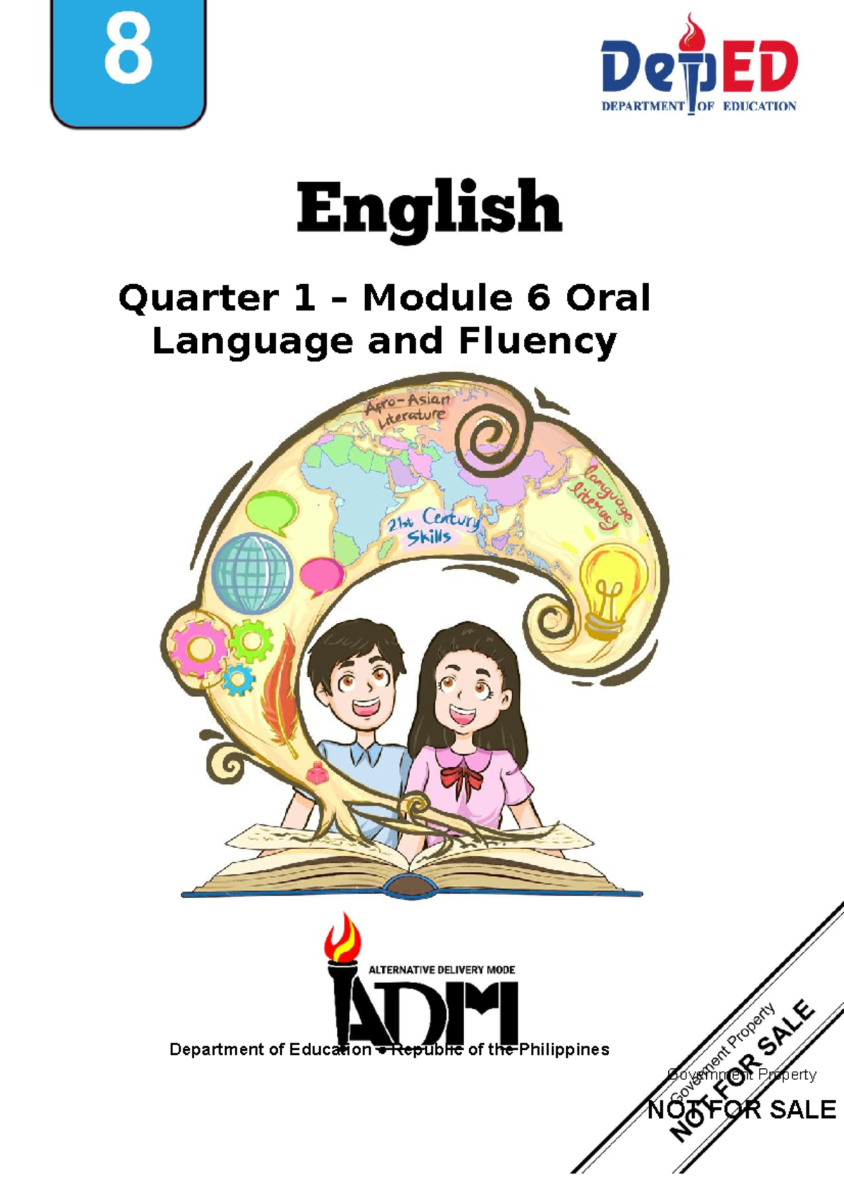 Eng8 Q1 Mod6 Oral Language and Fluency Guide 2020 - Studocu