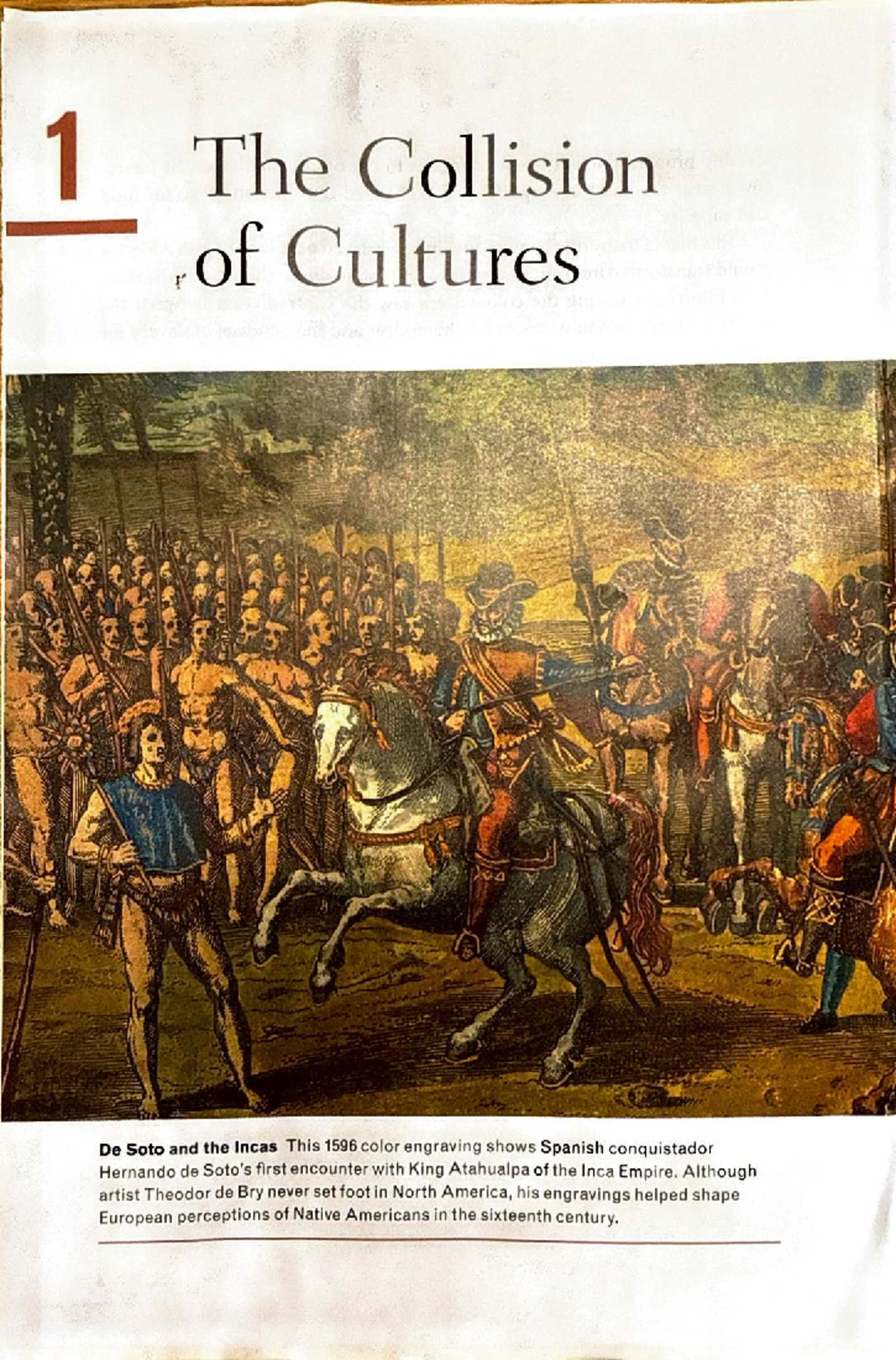 Ch. 1 - Collision of Cultures: De Soto, Incas, and Early American ...