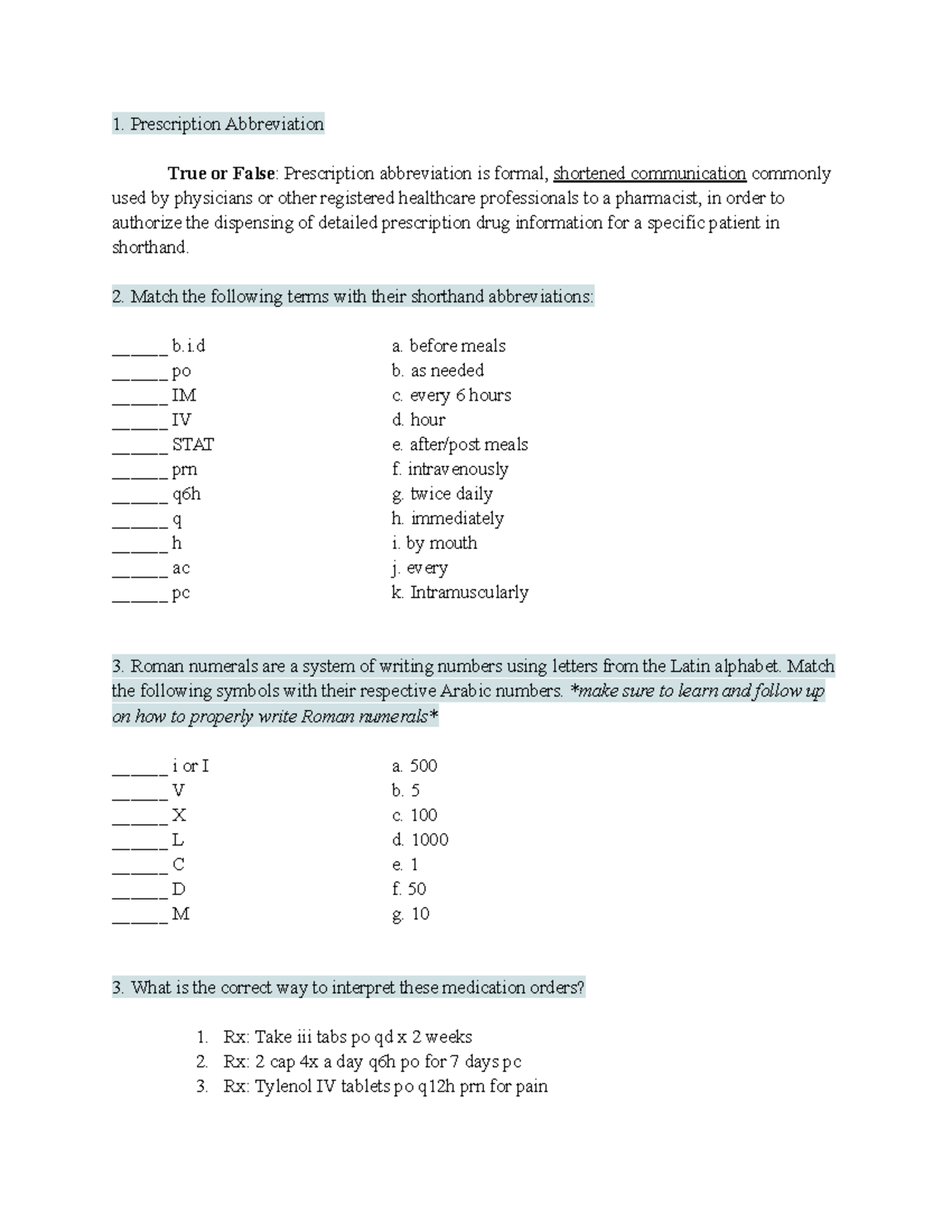 Medication Dosage Calculations & Reconstitution Study Guide - Studocu