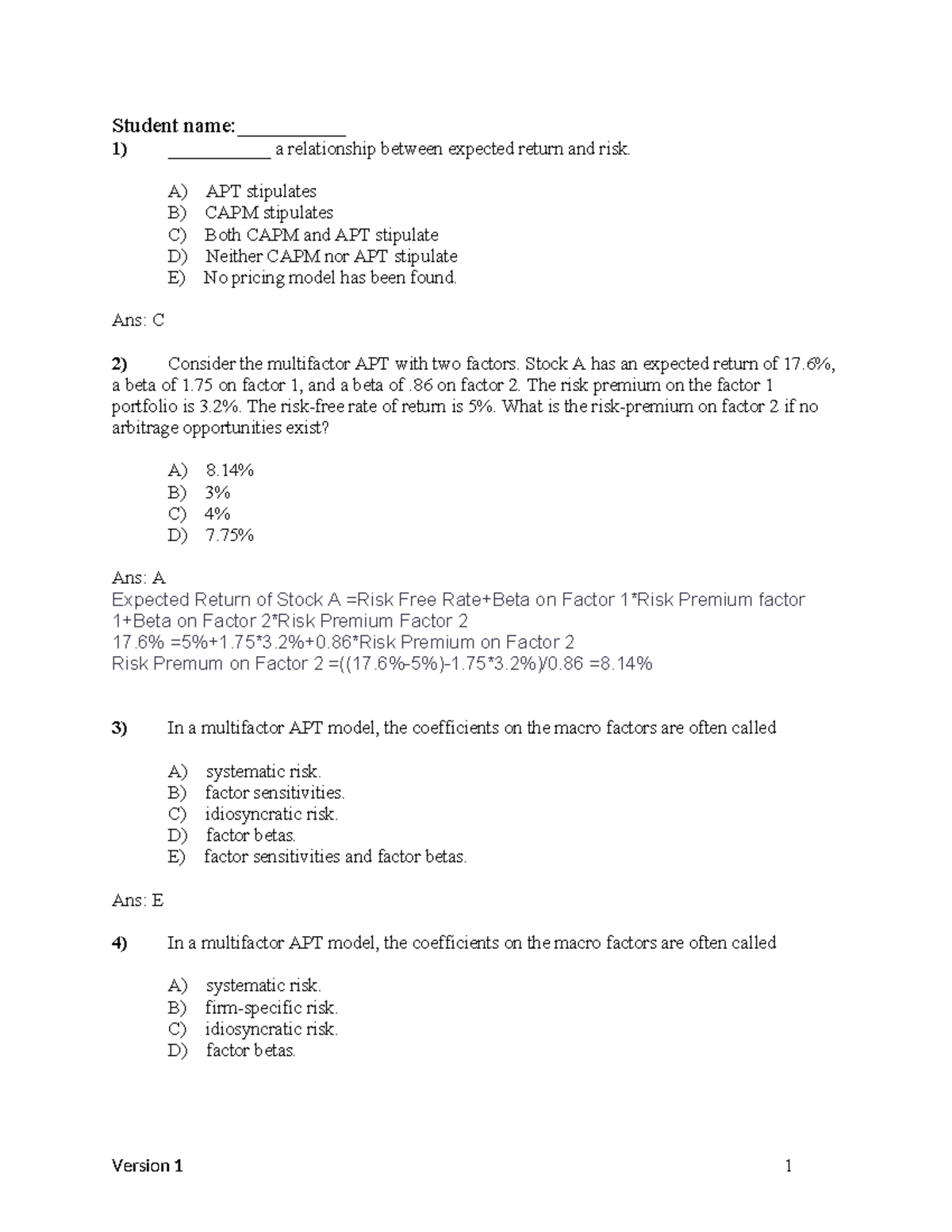 CH10 - APT Analysis & Exam Questions Summary - Studocu