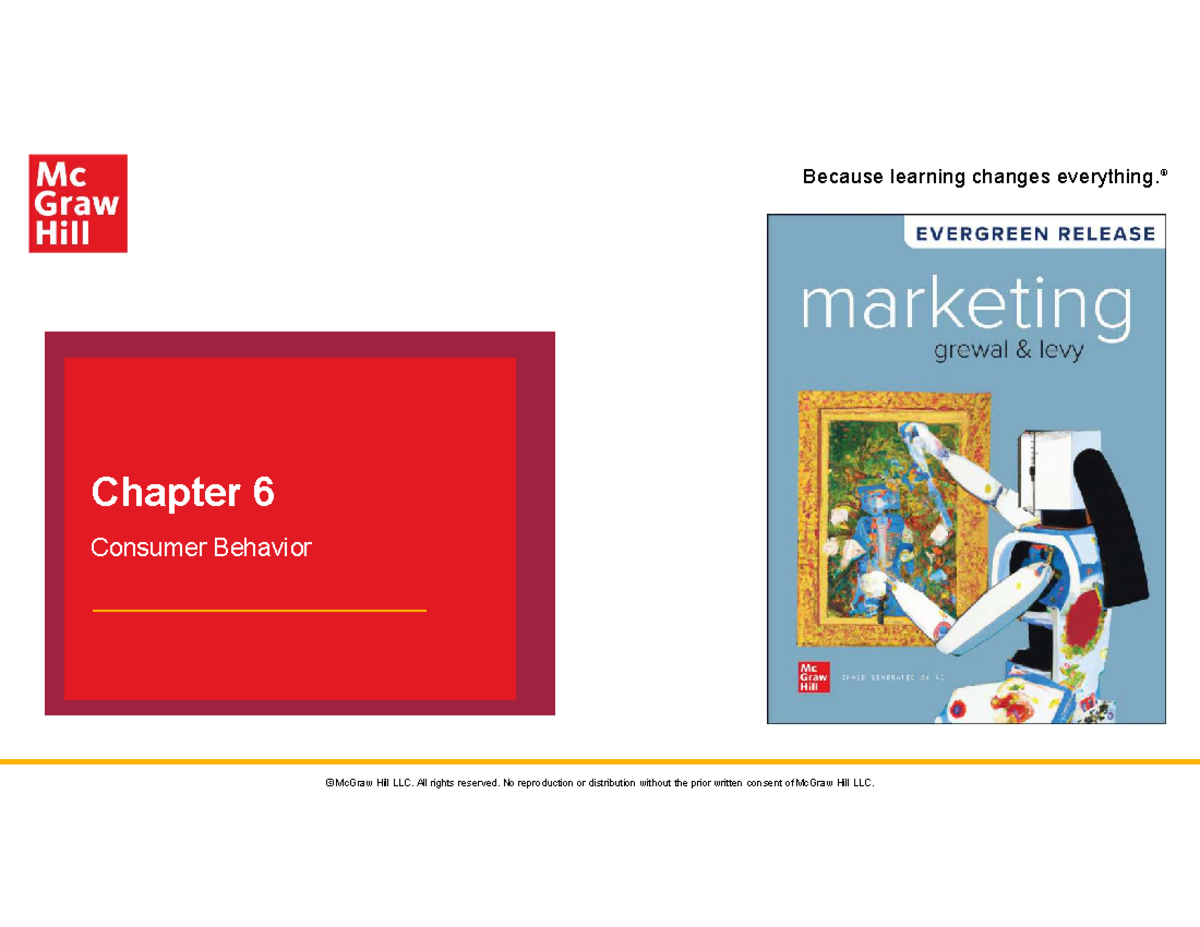 Marketing 2024: Chapter 6 - Overview of Consumer Behavior - Studocu