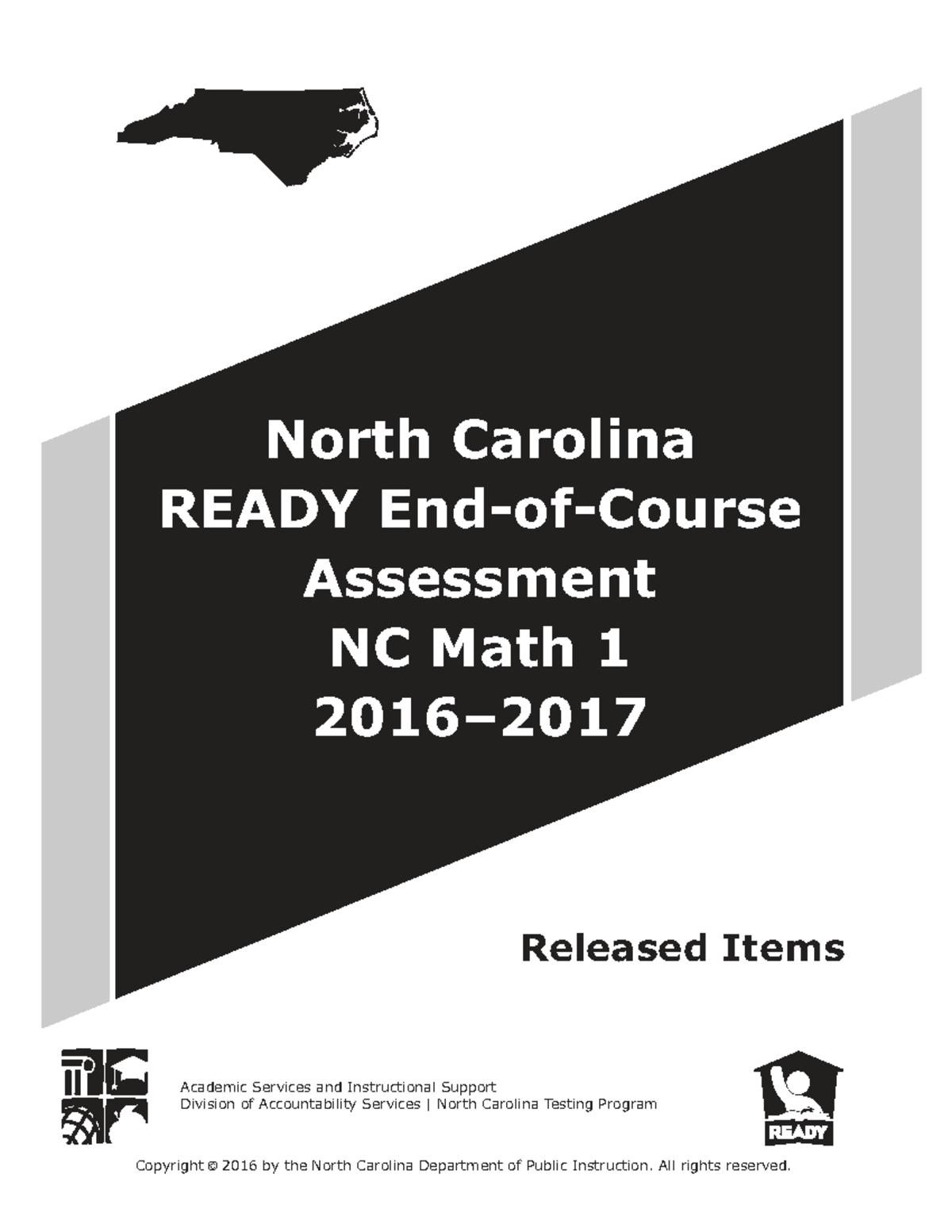 NC Math 1 Released Items EOG 2016-2017 Assessment - Studocu