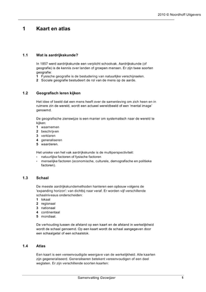 Aardrijkskunde samenvatting - B7 Absolute en relatieve ligging ...